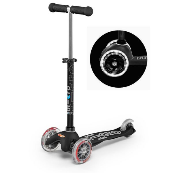 MINI MICRO STEP DELUXE ZWART LED - Villa Uk